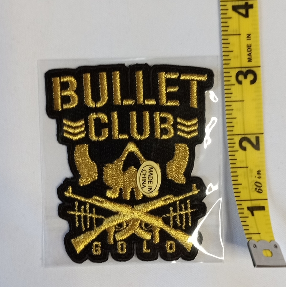 Pro Wrestling Tees | Other | Bullet Club Gold Metallic Patch Pro ...